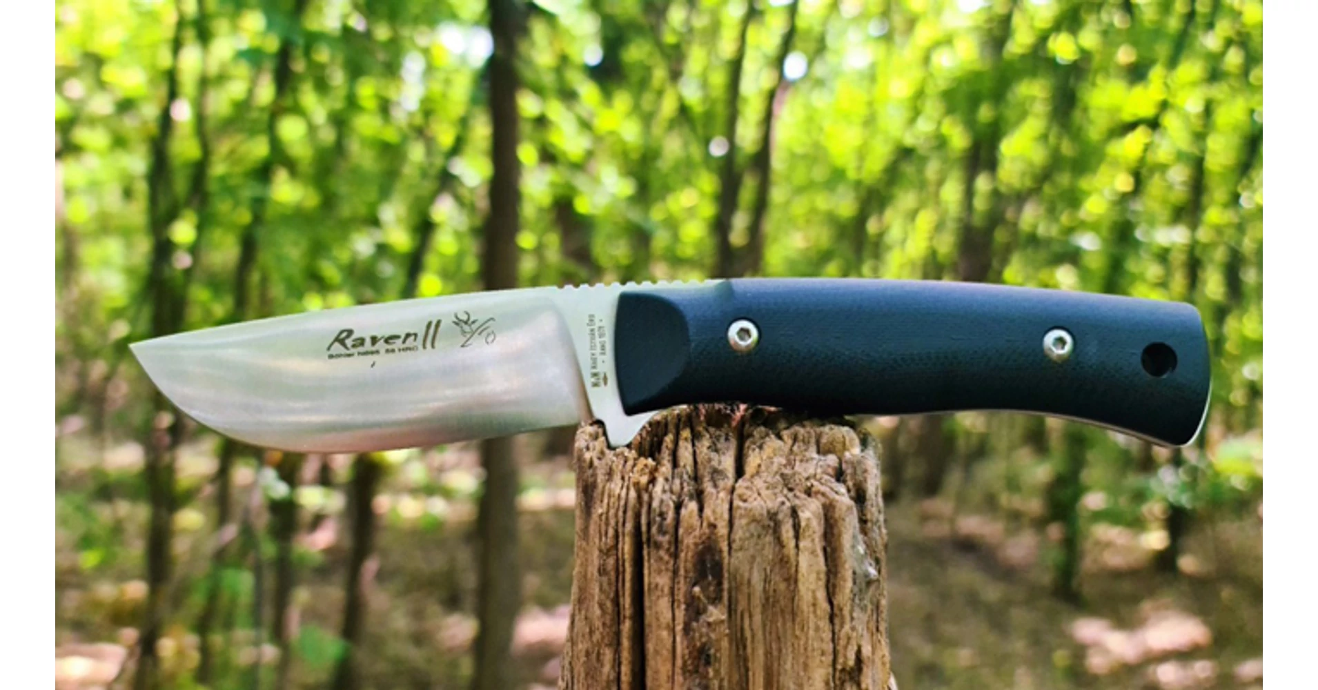 NN-Knives Raven II Outdoor kés 10 cm-es Micarta - Horgász, Vadász ...